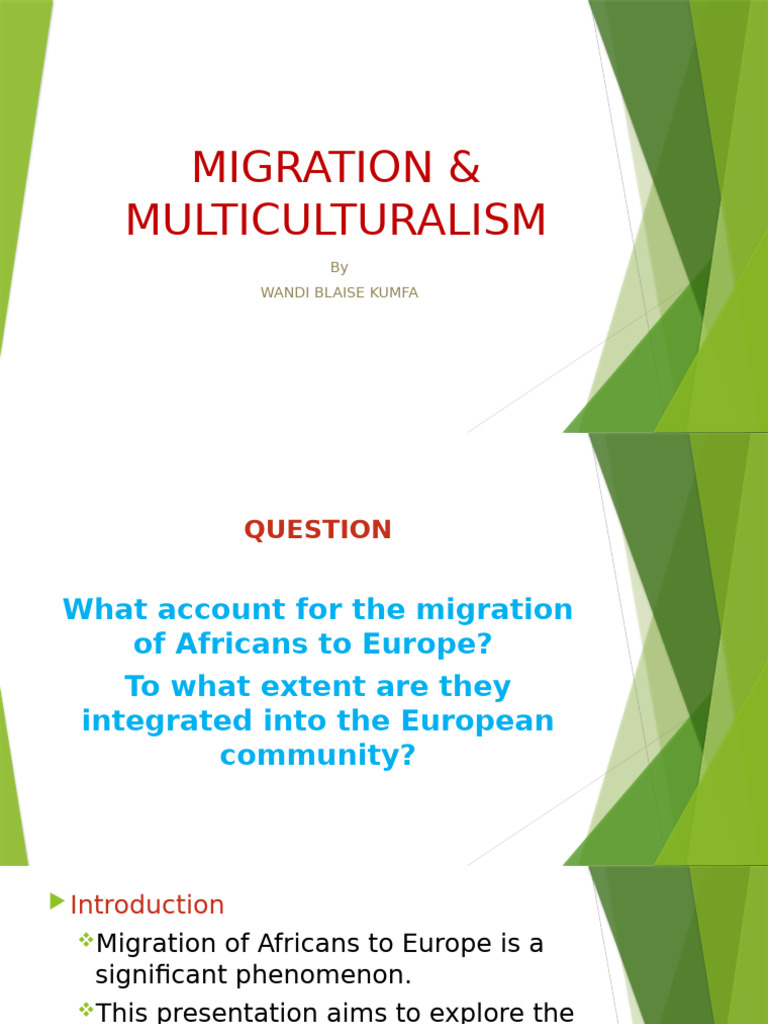 Migration & Multiculturalism | PDF