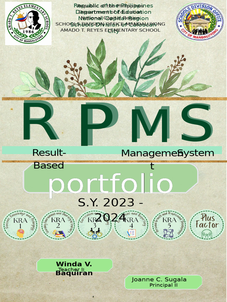 RPMS Design Flowers by WINDA | PDF