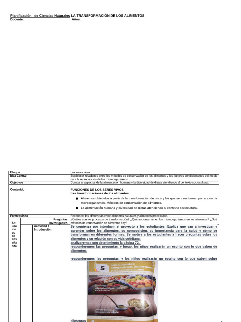 Abp 5° Transf. de Los Alimentos | PDF