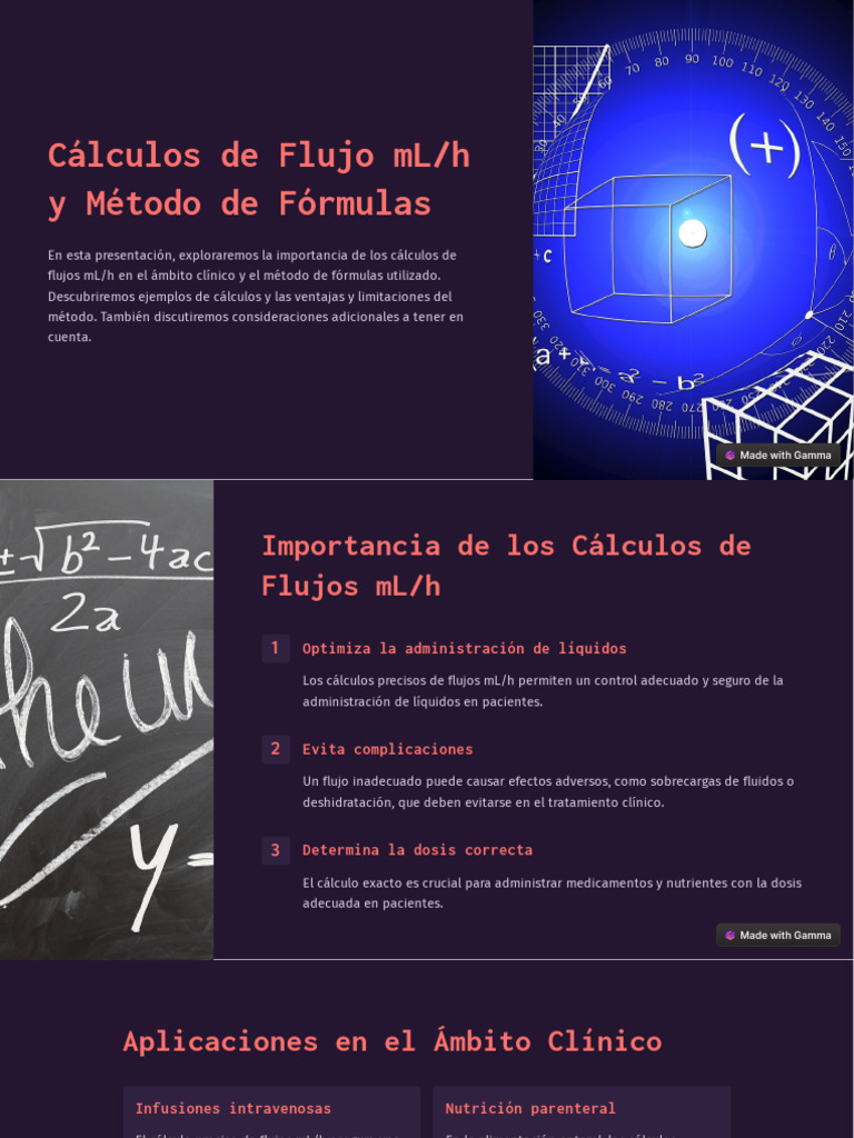 Calculos de Flujo MLH y Metodo de Formulas | PDF