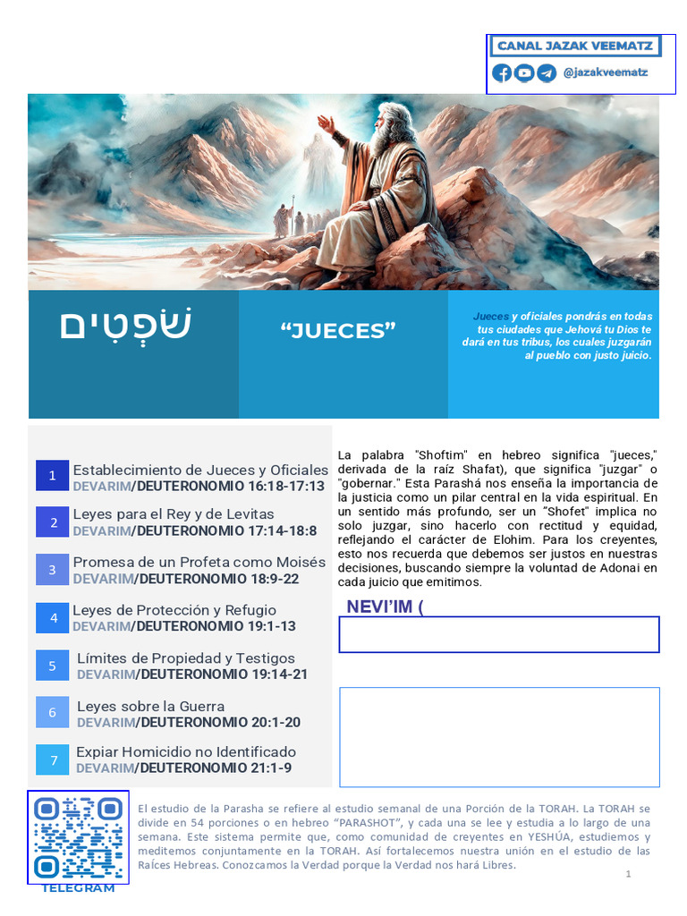 48 PARASHAT SHOFTIM 2023-2024 | PDF