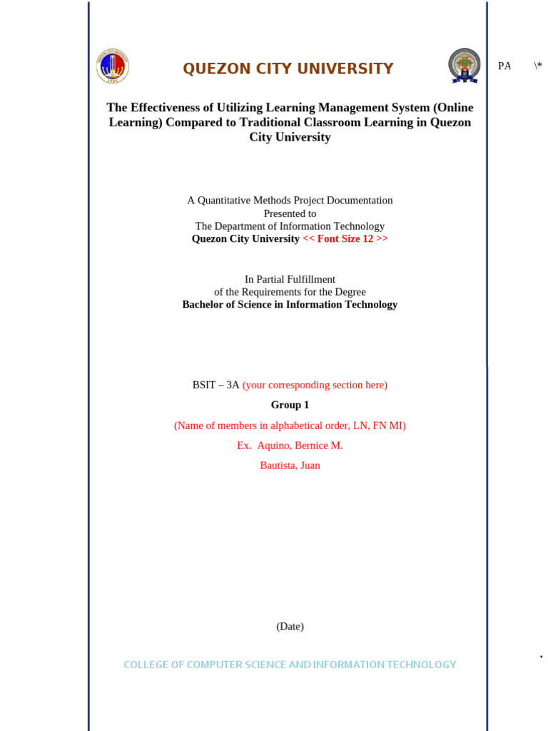 MS102 Documentation Template | PDF