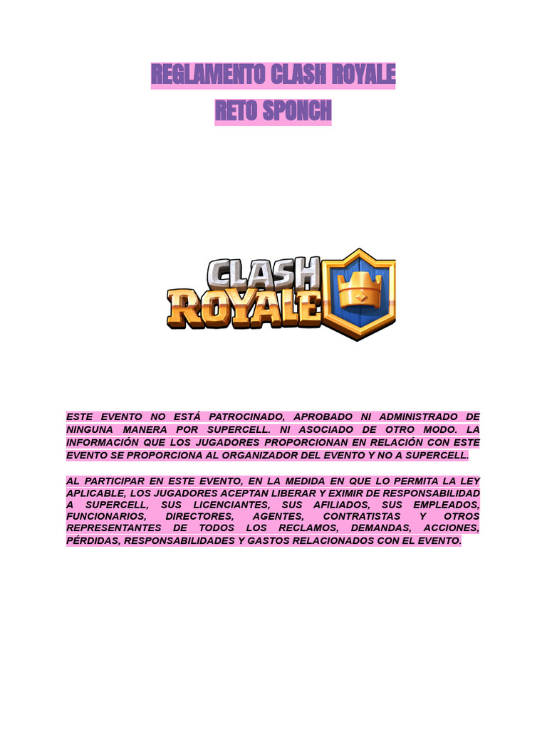 Reto Sponch Clash Royale | PDF