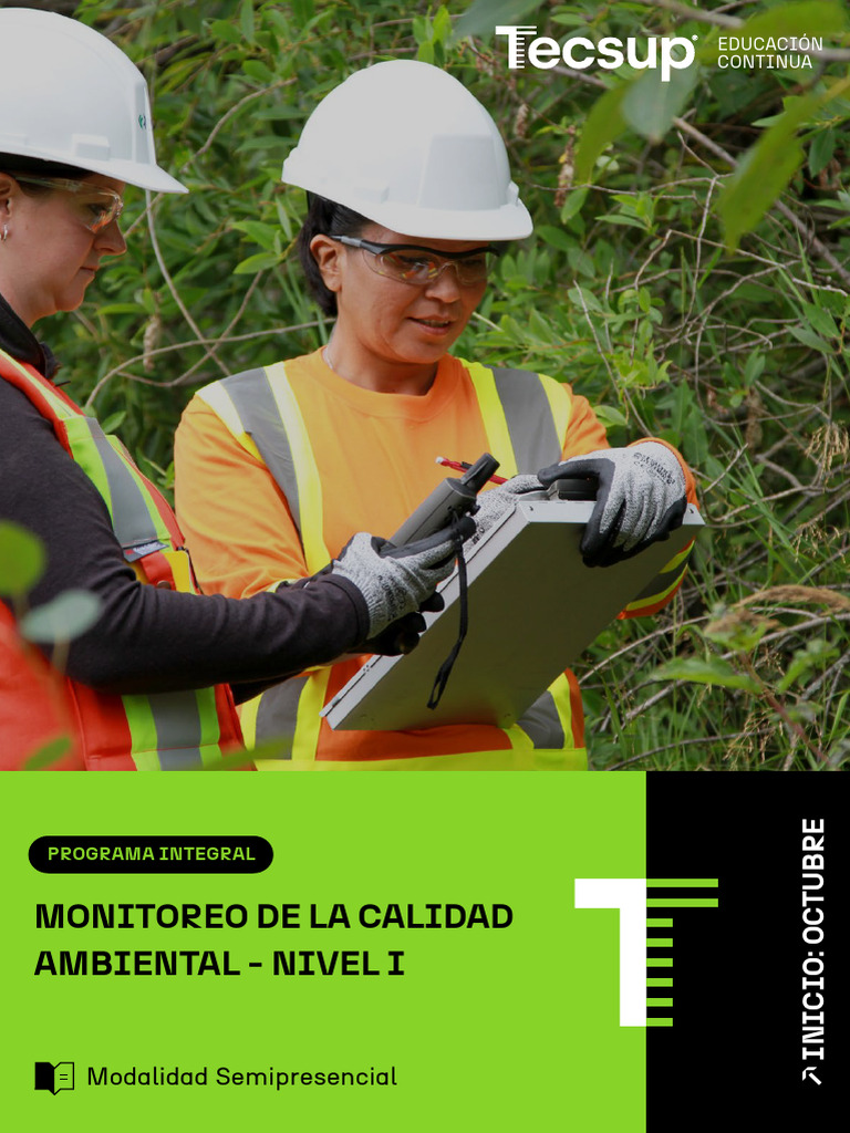 Brochure - CS - Pi - Monitoreo de La Calidad Ambiental - Nivel I - 2024 | PDF | Calibración | Suelo