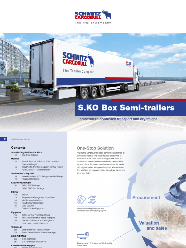 Brochure SKO Box Semi-Trailers | PDF