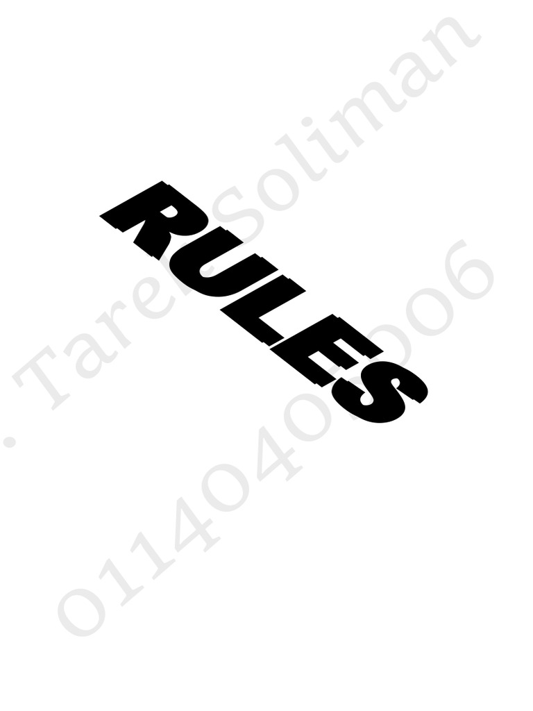 Final Rules | PDF