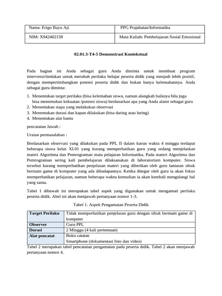 02.01.3-T4-5 Demonstrasi Kontekstual Erigo Bayu Aji | PDF