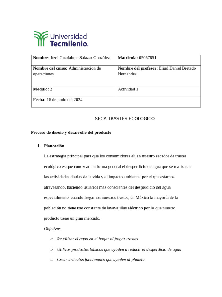 Actividad 2 Administracion de Operaciones | PDF