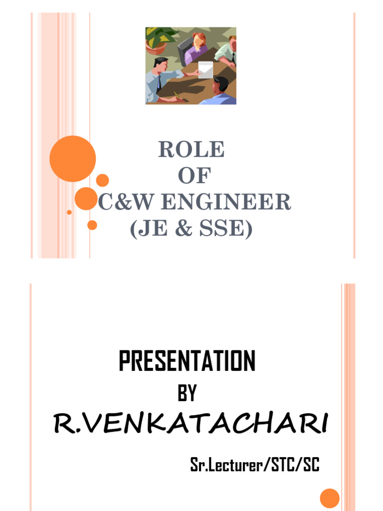 Role of C&W Supervisor | PDF | Rolling Stock | Rail Transport