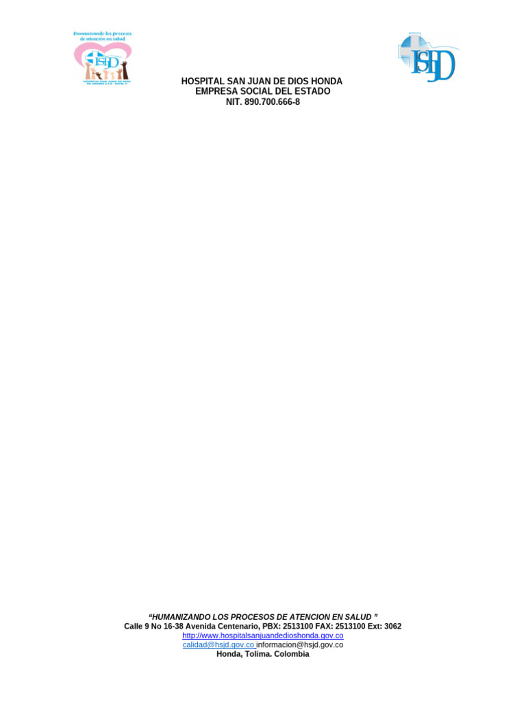 Nuevo Formato Oficio HSJD | PDF