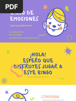 Bingo de las Emociones para Niños | PDF | Las emociones | La naturaleza ...