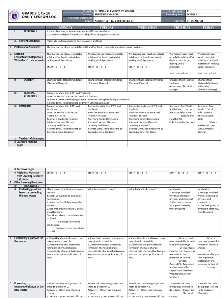 DLL_SCIENCE-5_Q1_W3 | PDF