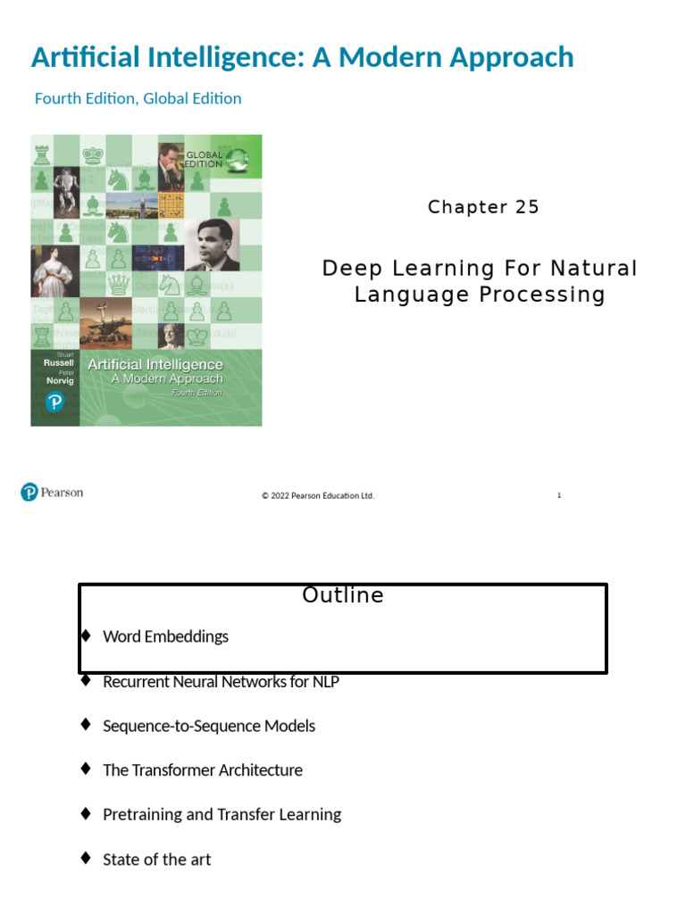 Artificial Intelligence: A Modern Approach: Deep Learning For Natural Language Processing | PDF