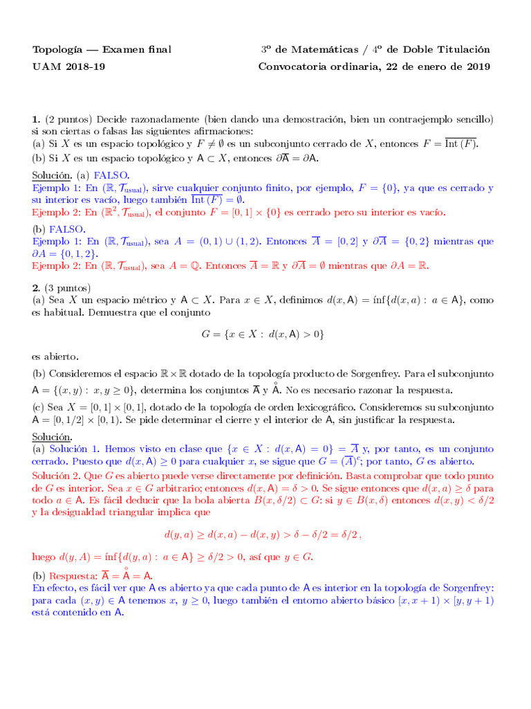 2019 01 Examen Final Soln | PDF