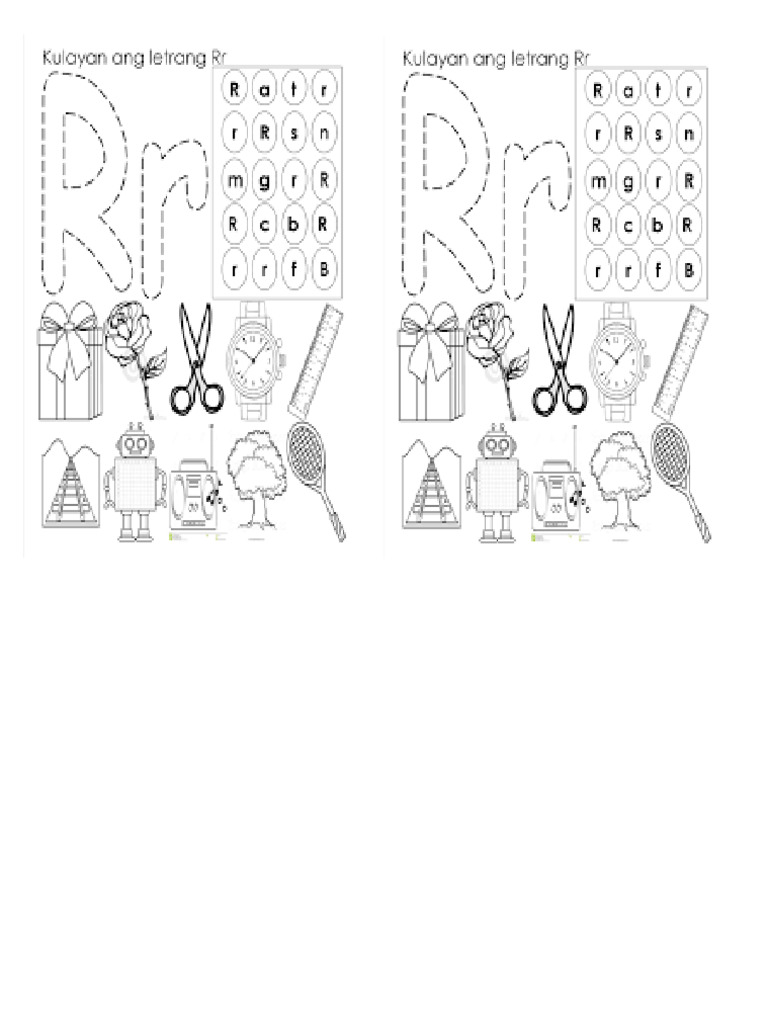 Letrang RR Worksheet | PDF