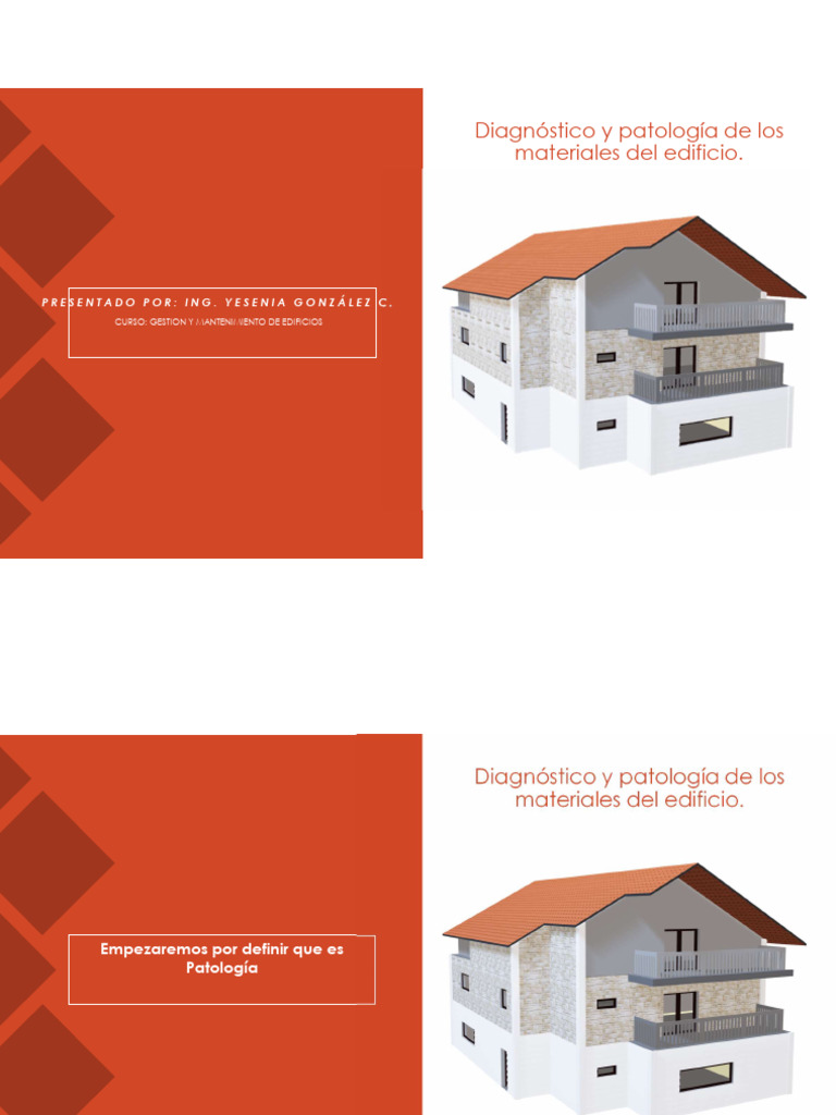 Patologías de Las Edificaciones 2024 | PDF