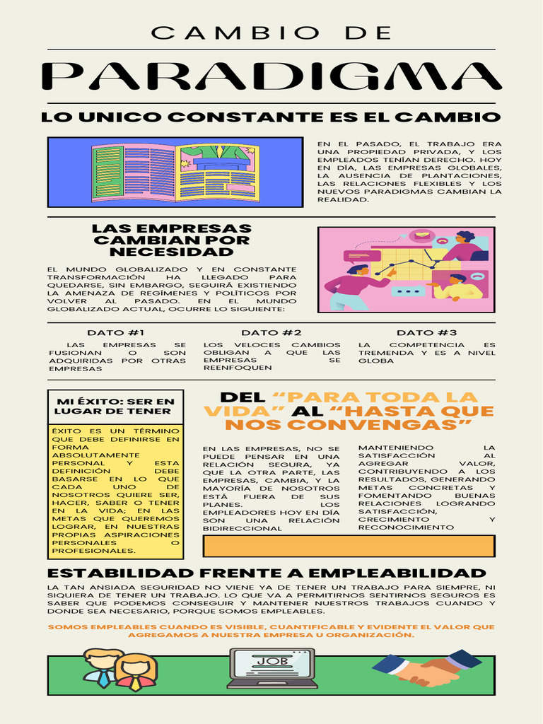 Infografía de Periódico Moderno Ordenado Colorido | PDF