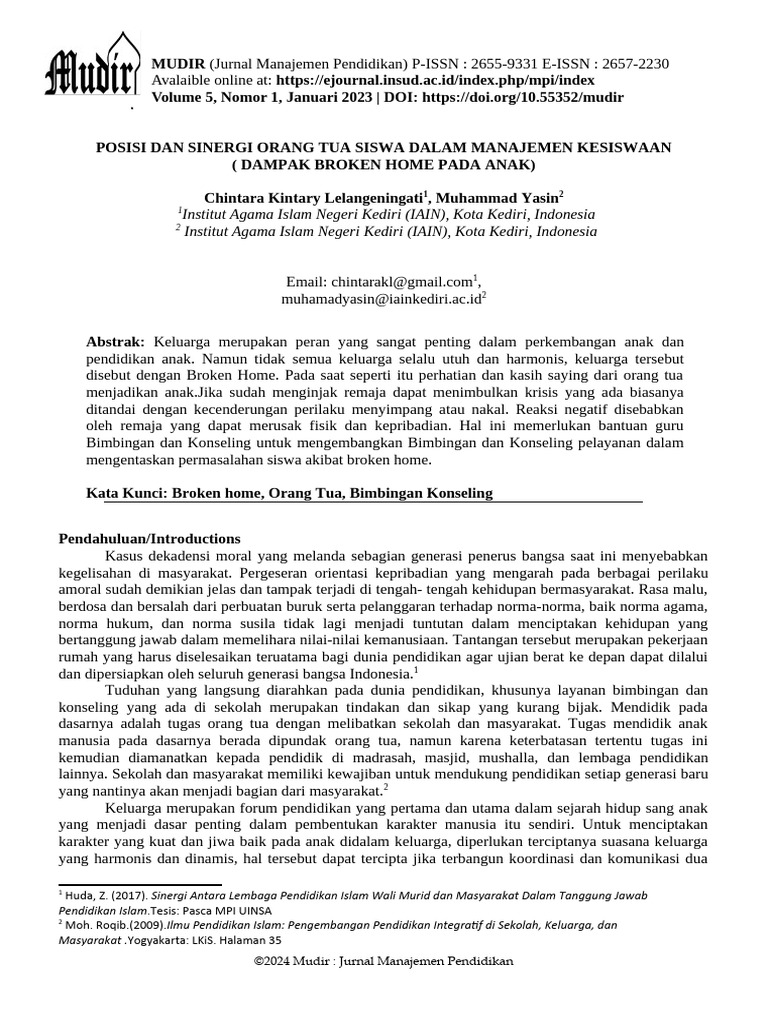 Template Mudir 2023 | PDF