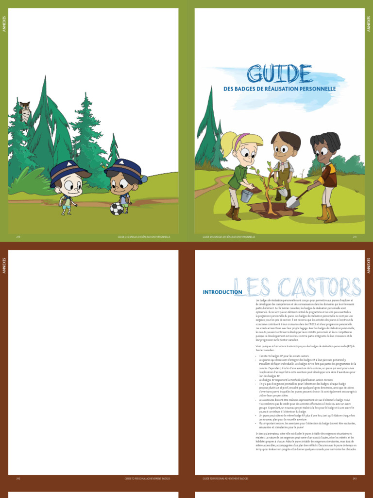 Badge de Progression Personnel - Castor - FR | PDF