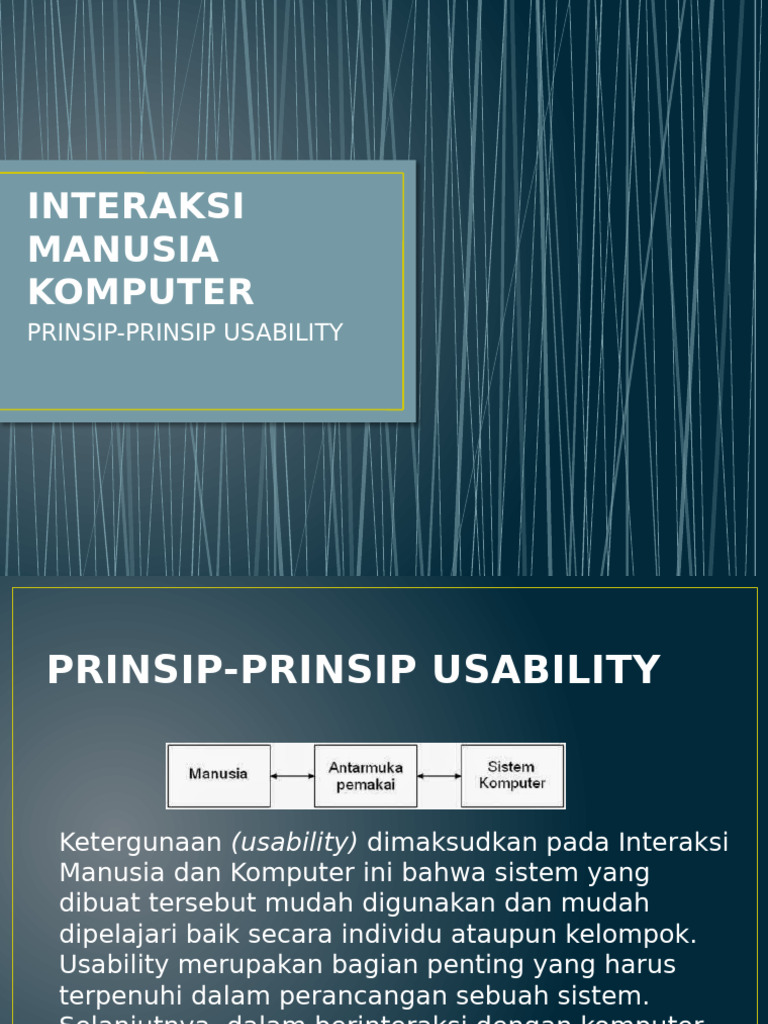 Prinsip Usability | PDF