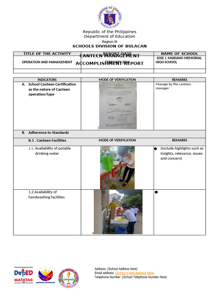 ACR-OM-template - JJMHSNEW | PDF