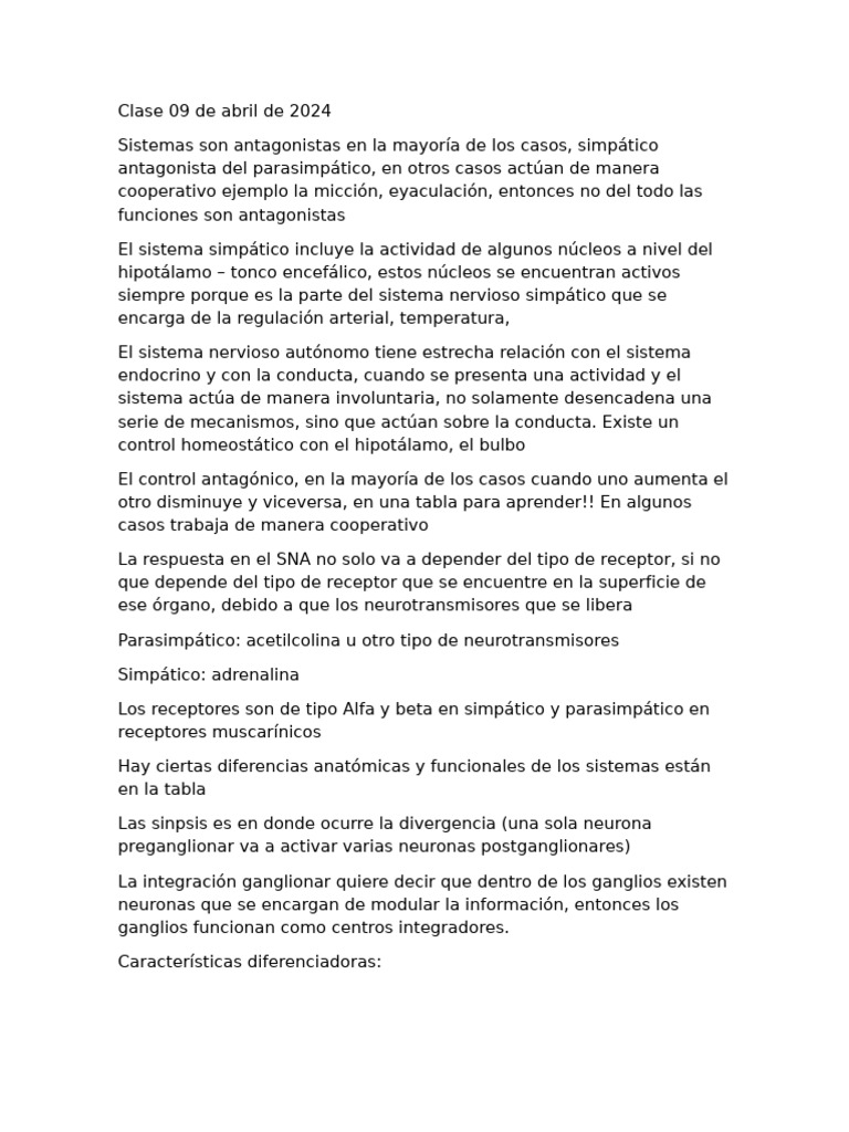 Clase 09 de Abril de 2024 | PDF