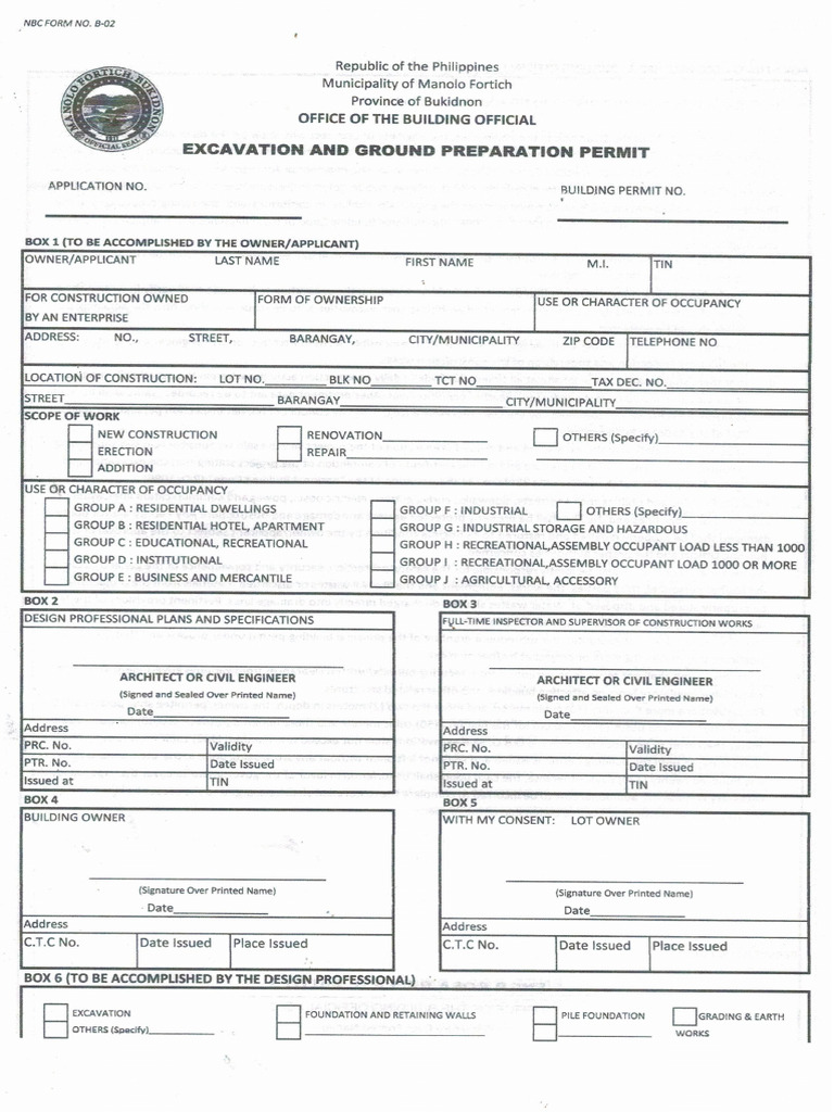 Excavation Permit | PDF
