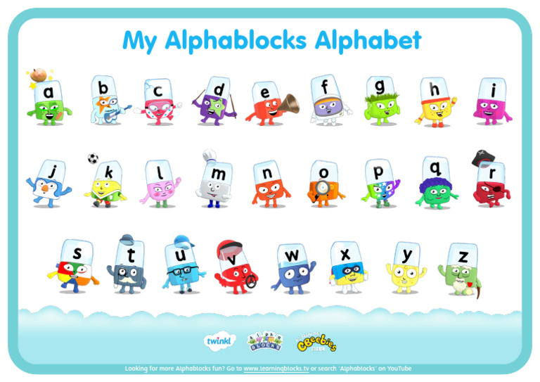 T e 2552198 Alphablocks Alphabet Mat - Ver - 3 | PDF
