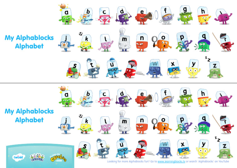 T e 2552197 Alphablocks Alphabet Strip - Ver - 4 | PDF