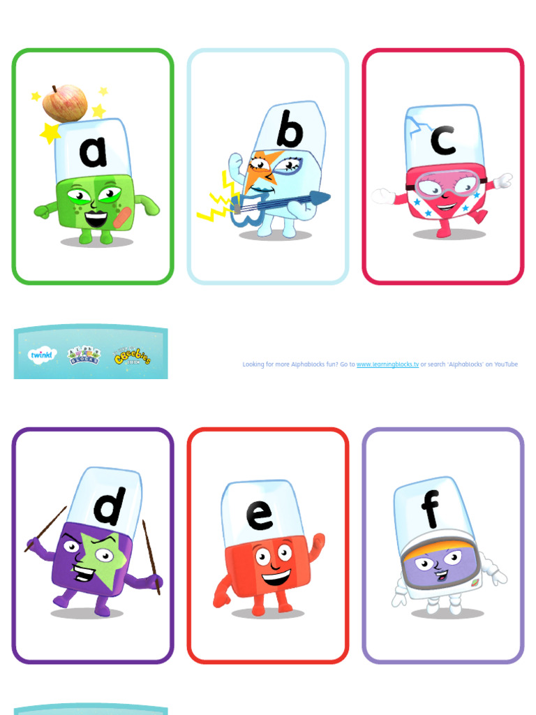 T e 2552202 Alphablocks Letter Cards - Ver - 3 | PDF