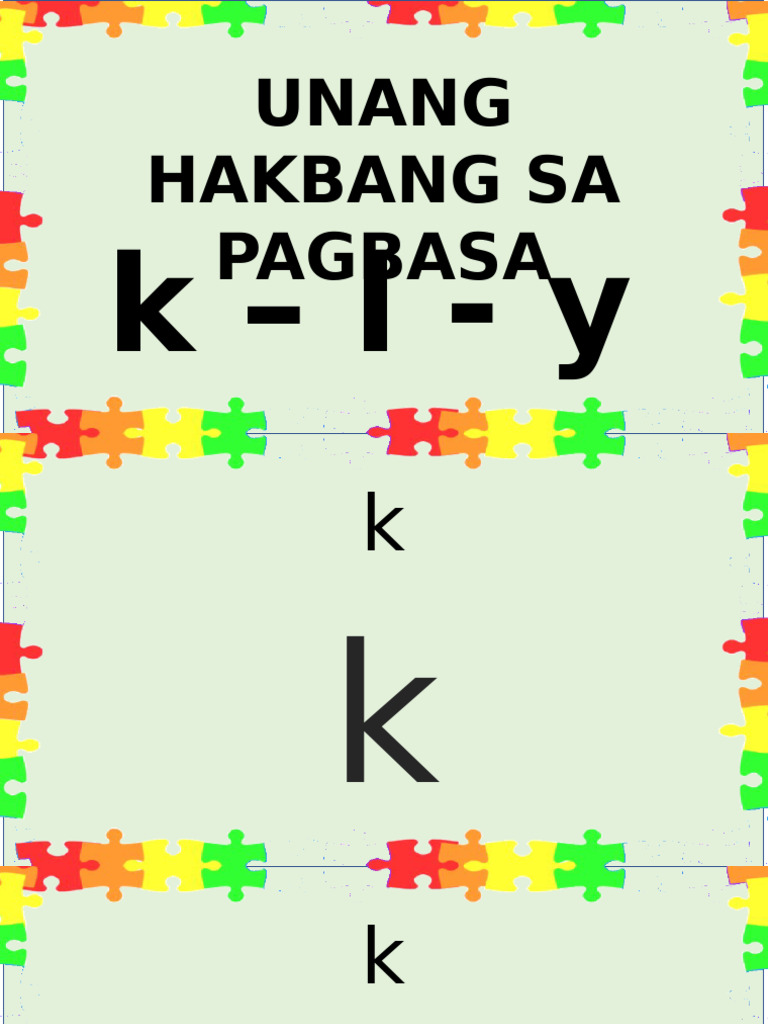 Unang Hakbang Sa Pagbasa | PDF