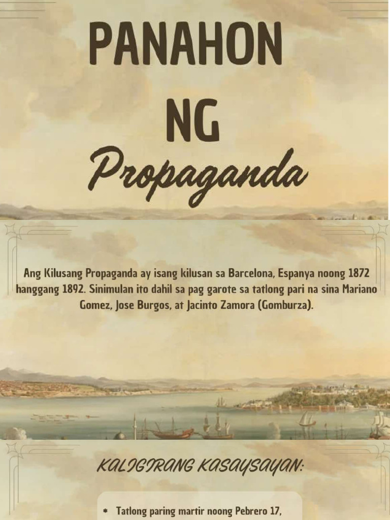 Panahon NG Propaganda | PDF