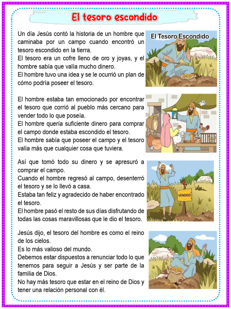 F. Parábola Del Tesoro Escondido | PDF