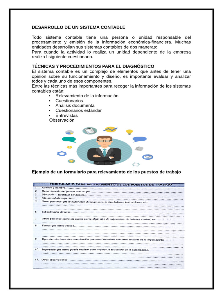 Desarrollo de Un Sistema Contable | PDF