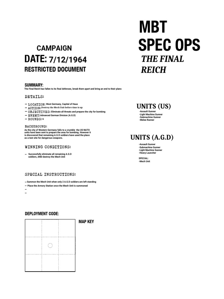 Blank Team Sheets and Mission Sheets PDF BW | PDF