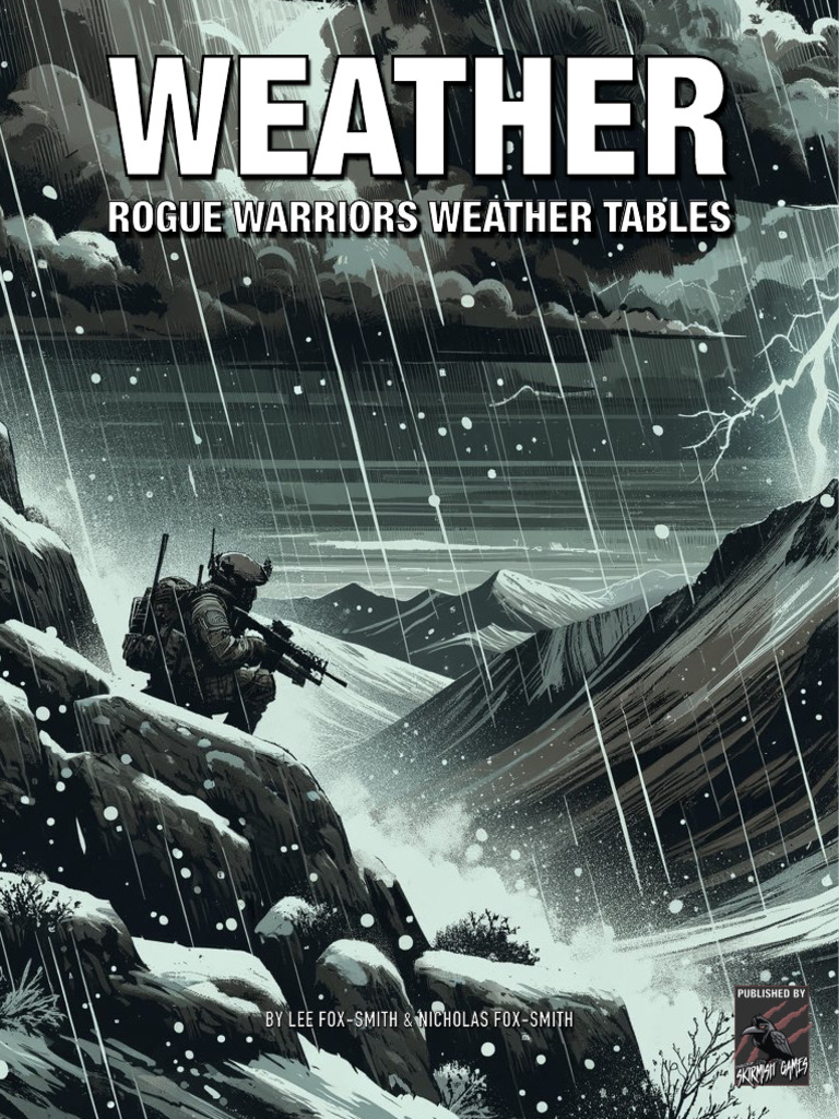 Weather Tables Rogue Warriors | PDF