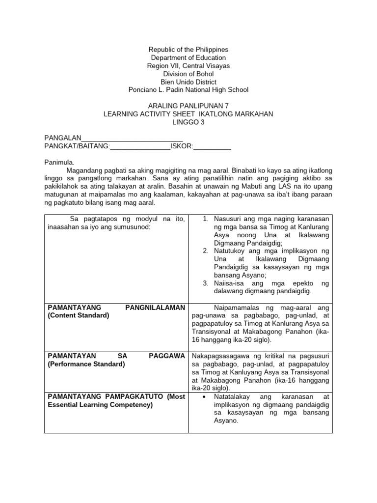 LEARNING ACTIVITY SHEET&YOUTUBE TYPE of IMS | PDF