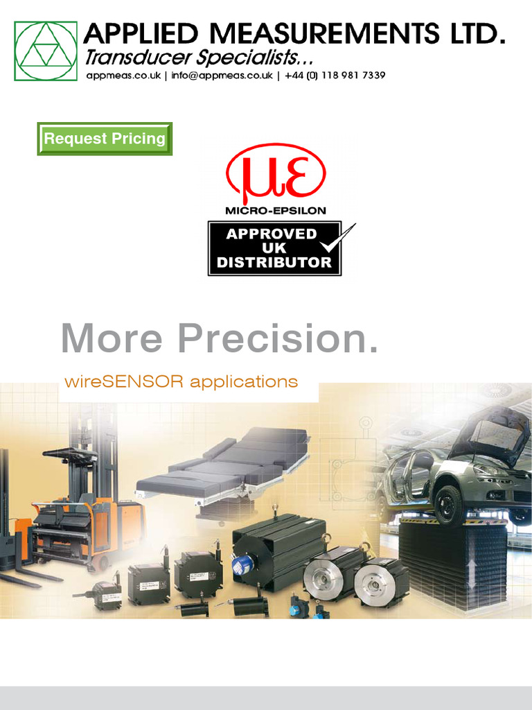 Draw Wire Sensor Applications | PDF