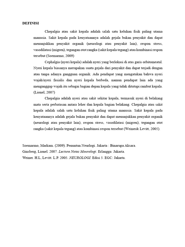LP Cephalgia | PDF