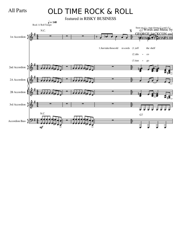 Old Time Rock Roll | PDF