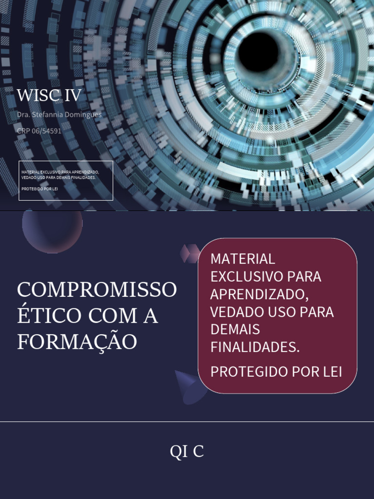 Wisc Iv 4 | PDF