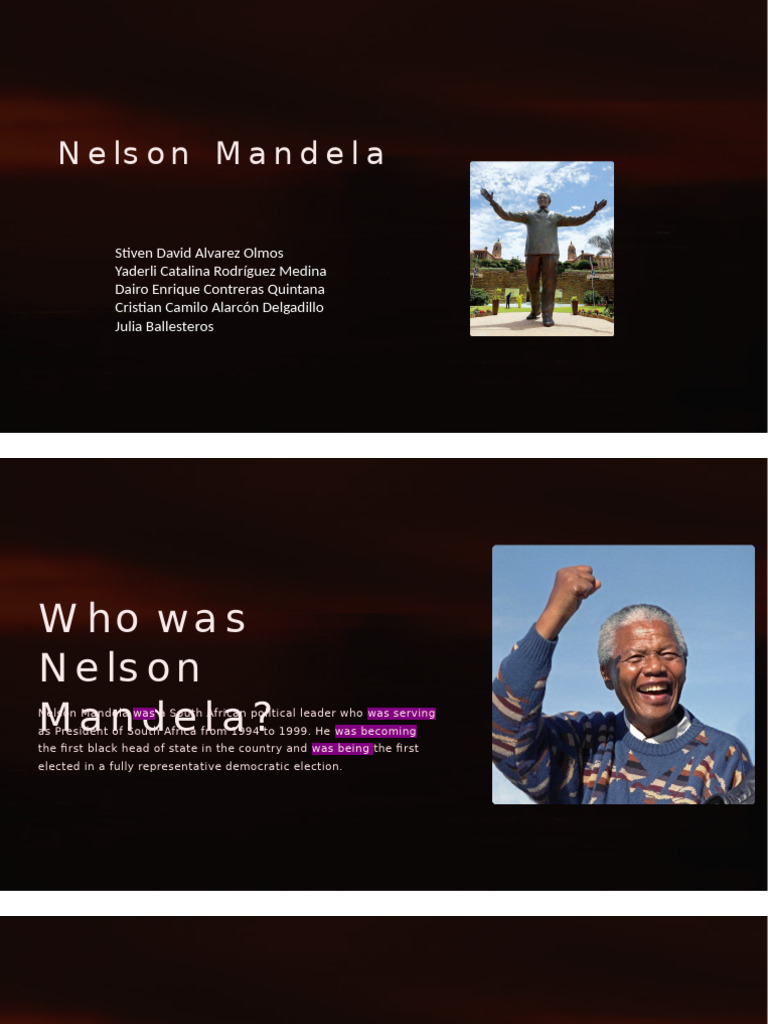 Who Was Nelson Mandela | PDF