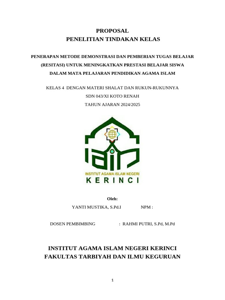 PTK Pai Tek Yanti | PDF