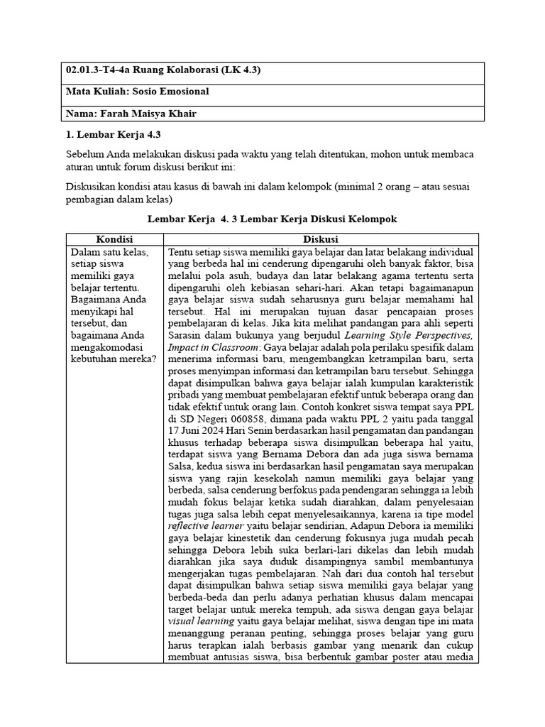 02.01.3-T4-4a Ruang Kolaborasi (LK 4.3) PSE | PDF