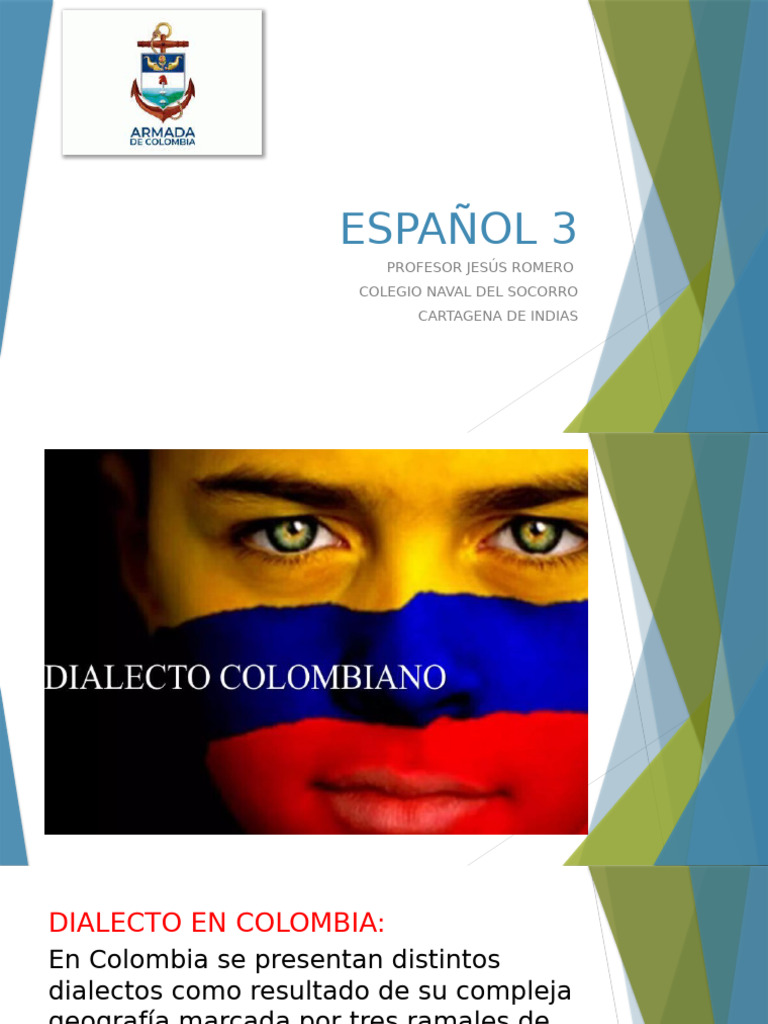 Dialectos en Colombia 02 de Agosto | PDF