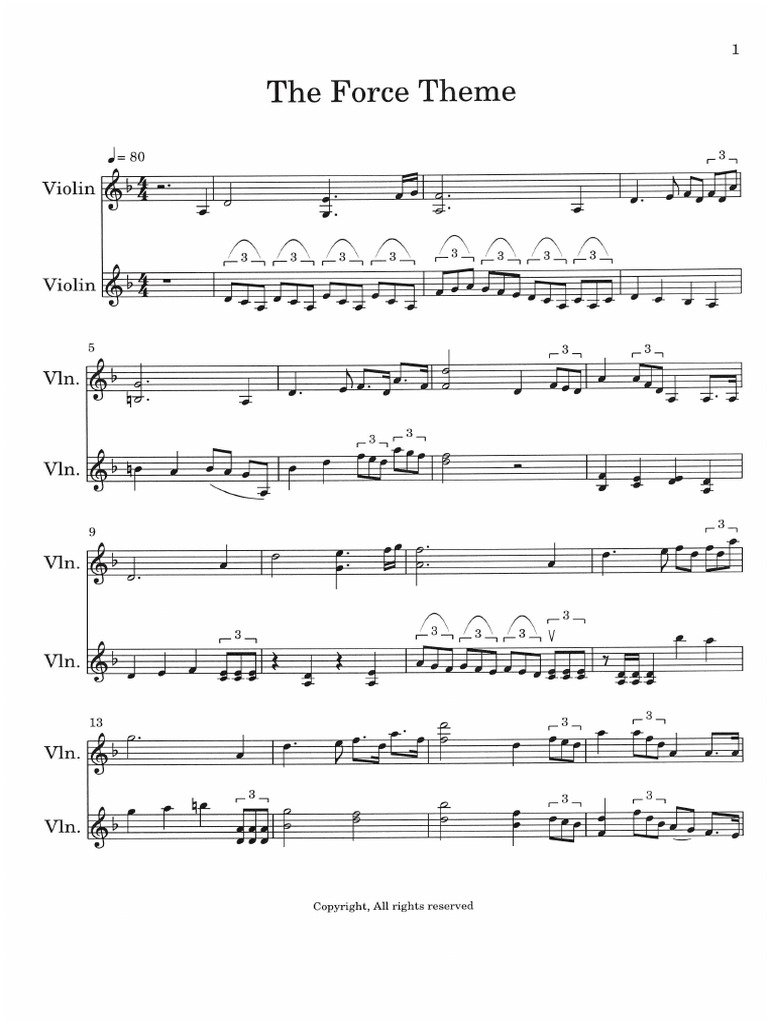 The Force Theme | PDF