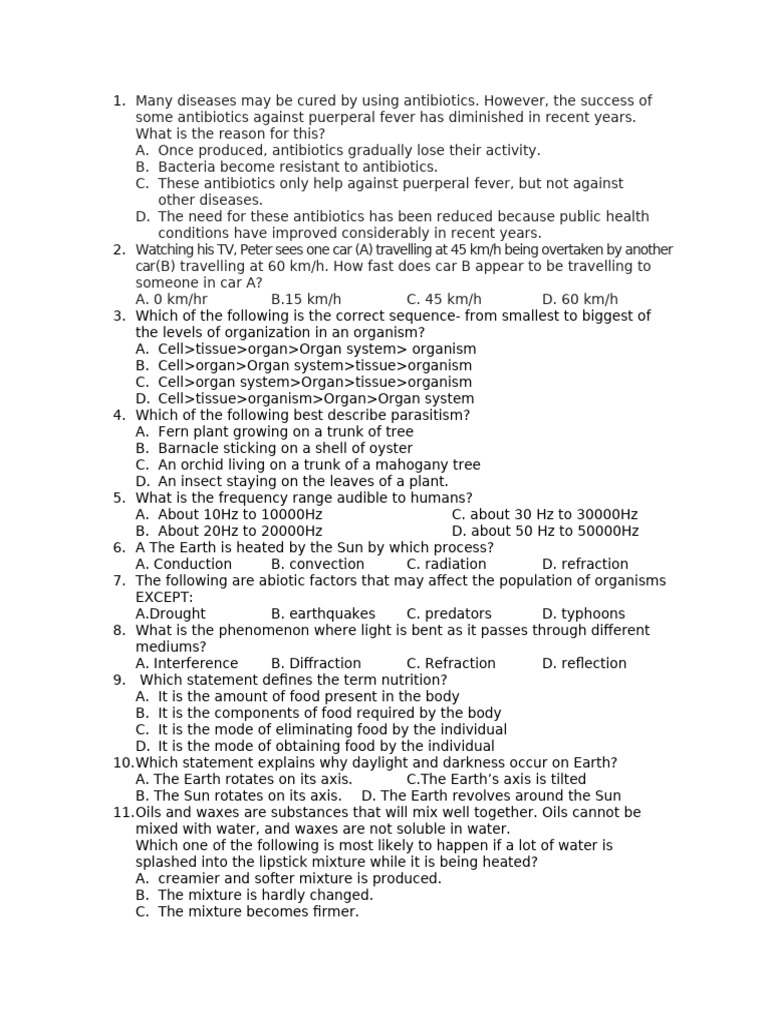 G8-QUIZBEE-QUESTIONAIRE | PDF