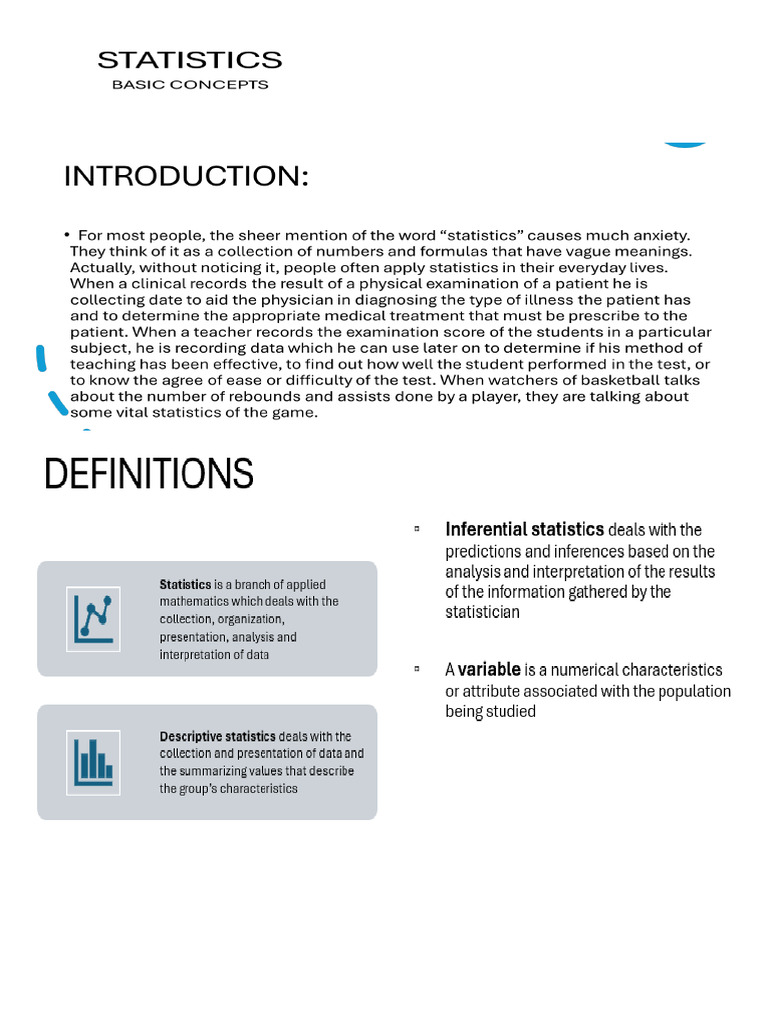 Lesson 1 Different Types of Variables | PDF
