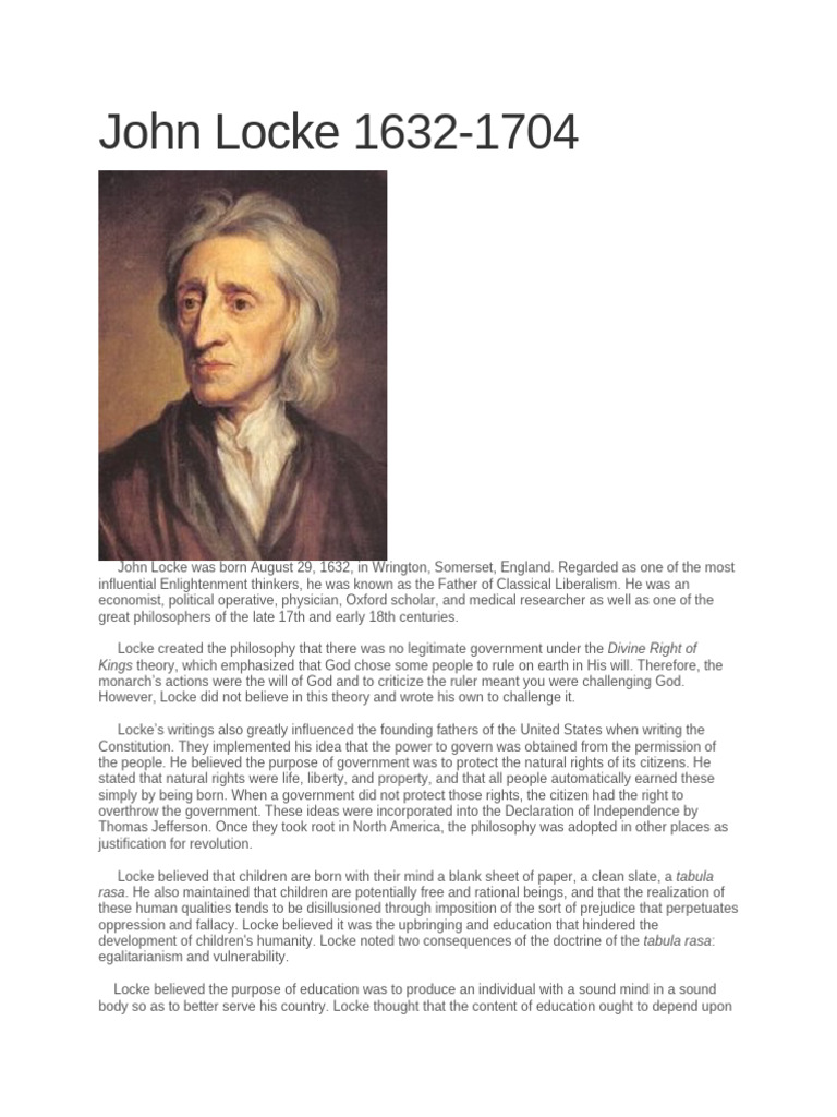 John Locke 1632 | PDF