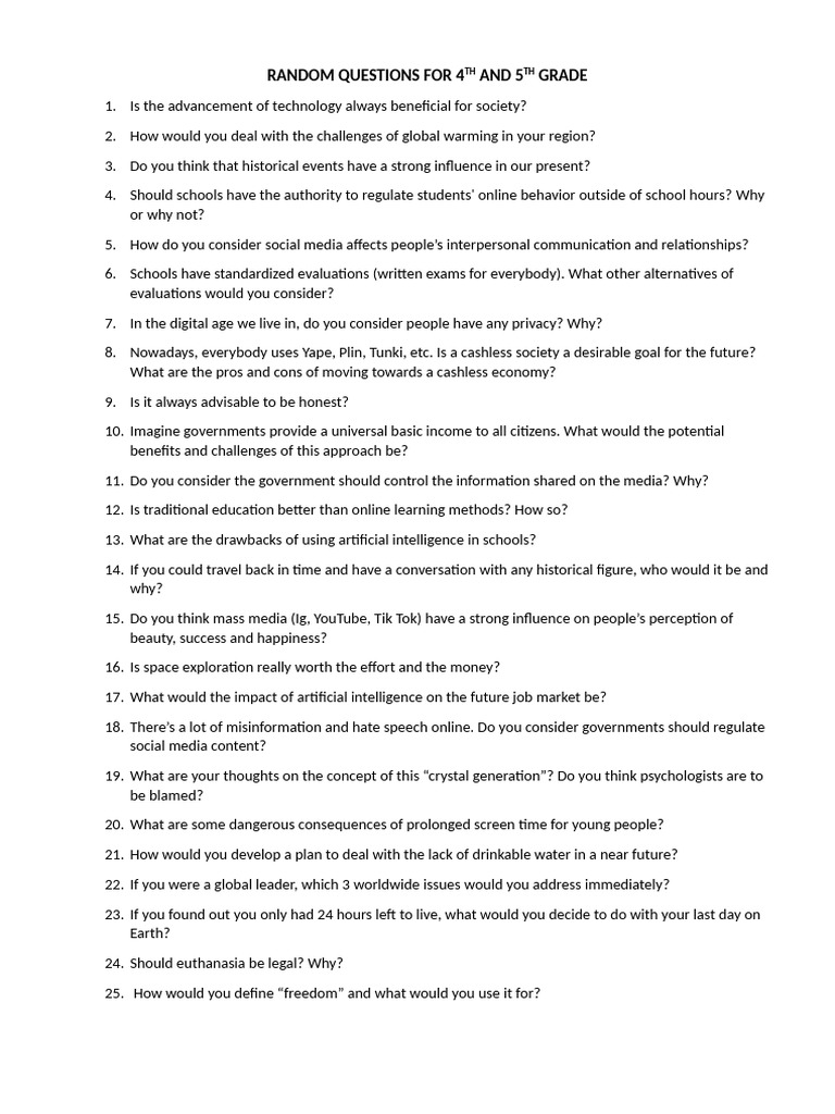 English Contest Questions | PDF